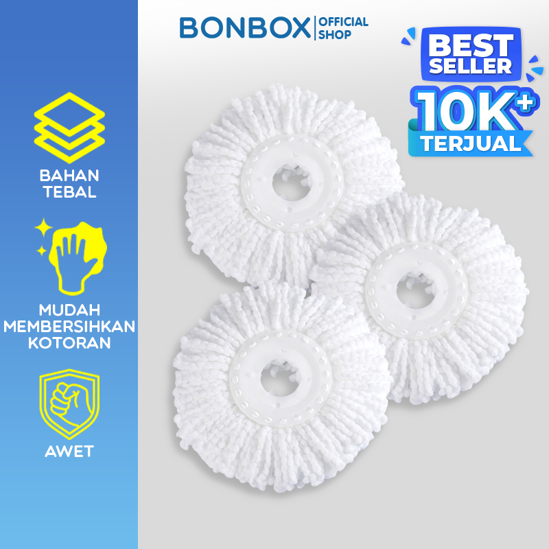 Jual BONBOX Refill Kain Pel Lantai Microfiber Ultra Mop Hand-Free Wash ...