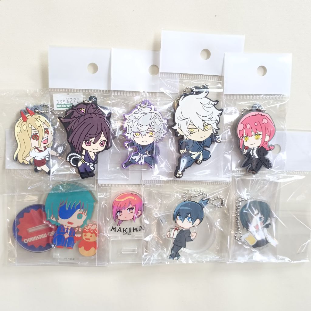 Jual Official Chainsaw Man CSM & Hell's Paradise Jigokuraku keychain ...