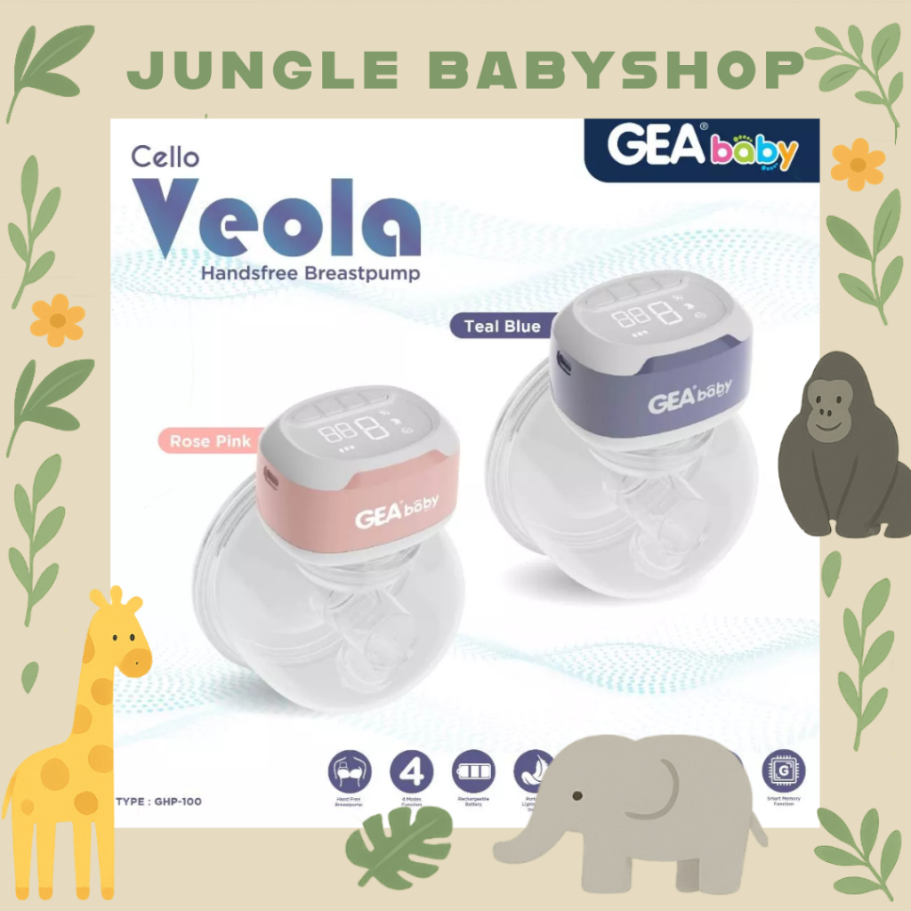 Jual GEA Baby Cello VEOLA Handsfree Breastpump GHP100 | Shopee Indonesia