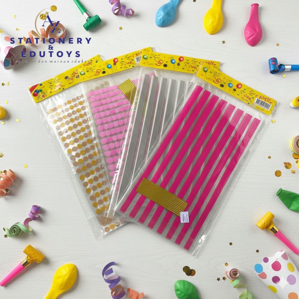 Jual Plastik Snack Ulang Tahun / Kantong Ikat Plastik Ulang Tahun ...