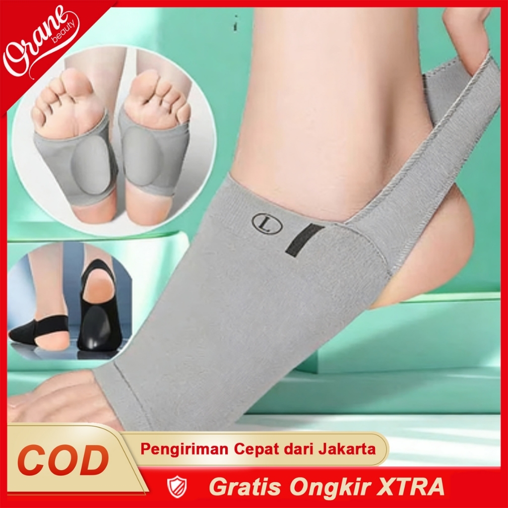Jual Oranebeauty 1sepasang Sol penyangga lengkung unisex, korektor kaki ...