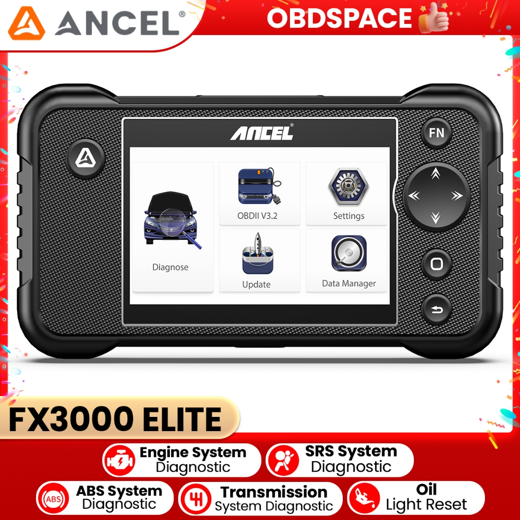 Jual ANCEL FX3000 OBD2 Scanner Diagnostic Tool, Full System Scanning ...