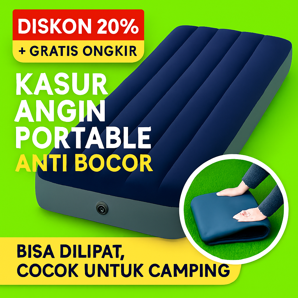 Jual Kasur Angin Intex Twin Durabeam High Quality Fiber Tech Original ...