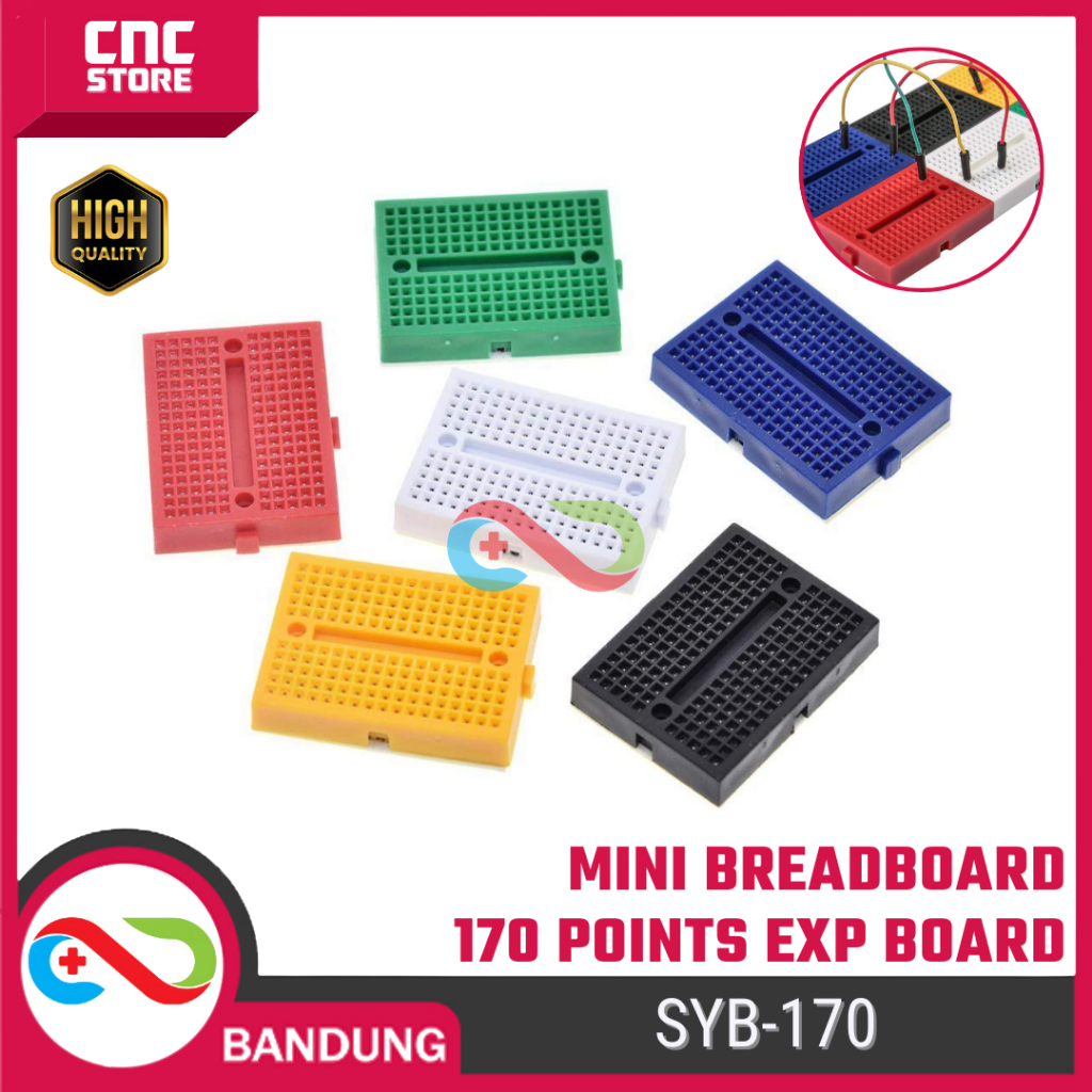 Jual SYB-170 Mini Breadboard / Papan Percobaan Kecil – Small Experiment ...