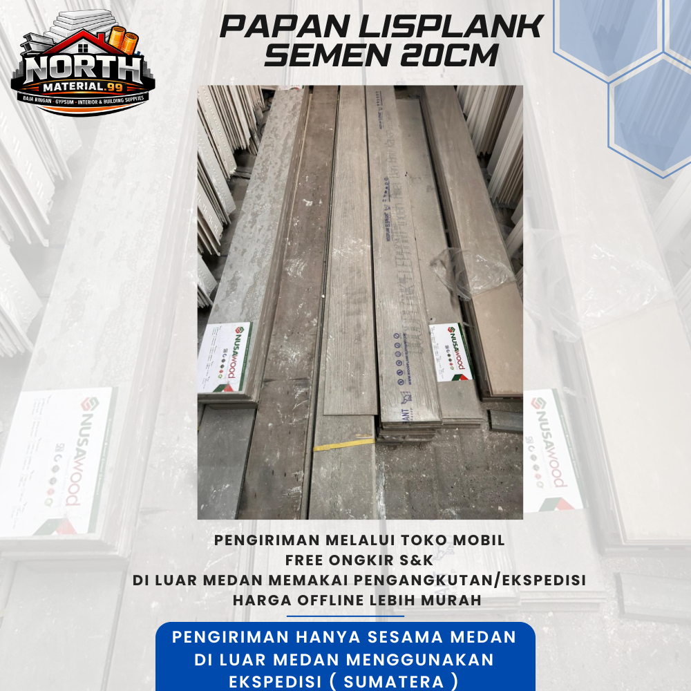 Jual Lisplang Grc 20 Cm Panjang 4 Meter Terlengkap & Harga Terbaru Juni ...