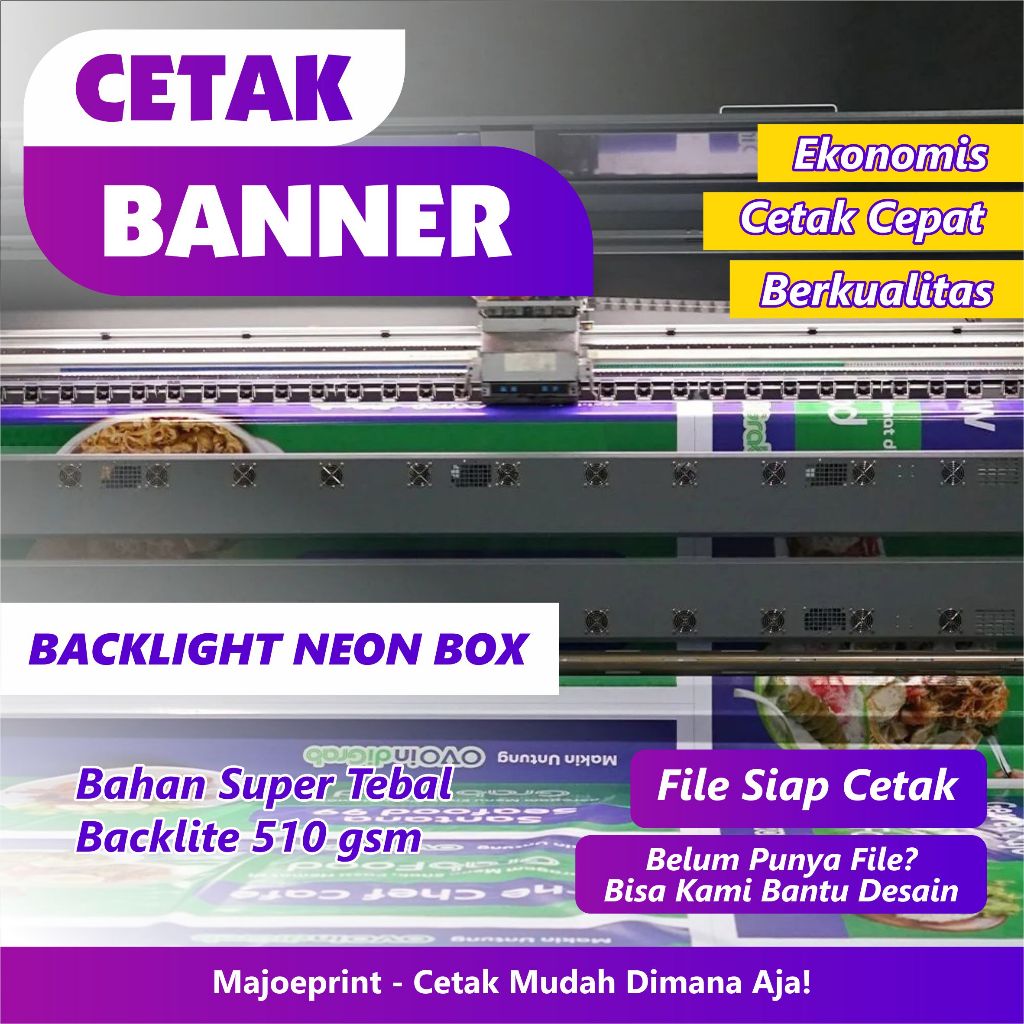 Jual Cetak Backlite Banner Spanduk Baliho Outdoor (Super Tebal) Bahan ...
