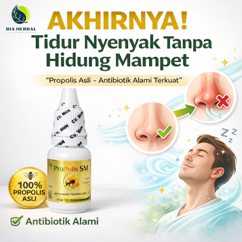 Jual Propolis SM untuk Sinusitis - Suplemen Herbal Hidung Tersumbat ...