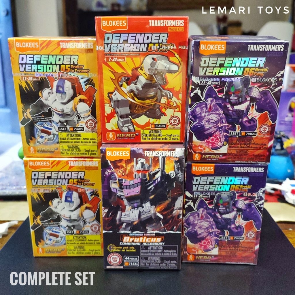 Jual Blokees Bruticus Complete/Full Set Kit Transformers Swindle ...
