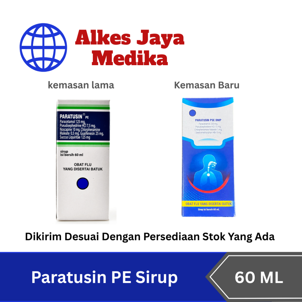 Jual Paratusin PE sirup 60ml - Obat Batuk & Flu | Shopee Indonesia