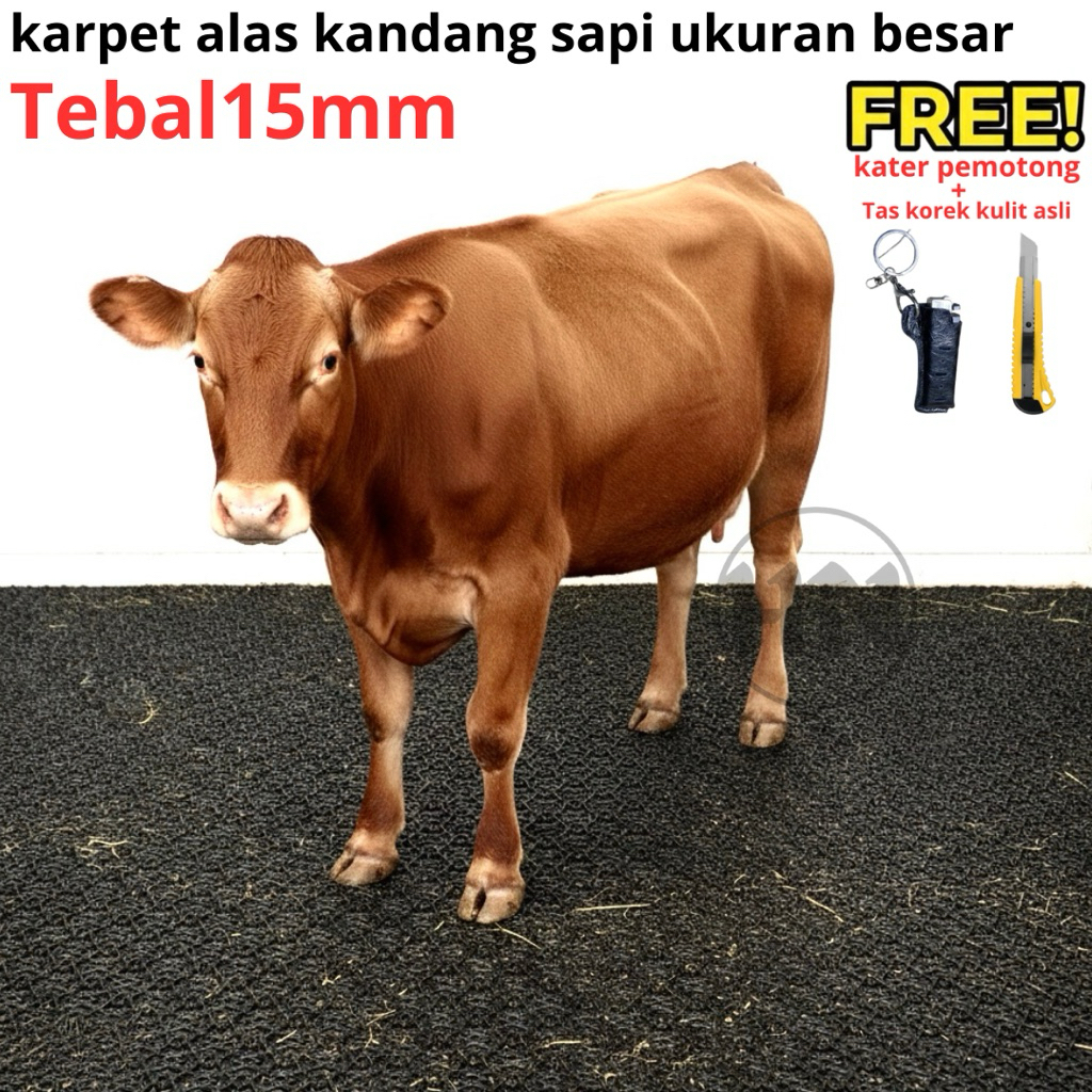 Jual KARPET ALAS KANDANG SAPI KERBAU KUDA TEBAL 15mm | Shopee Indonesia