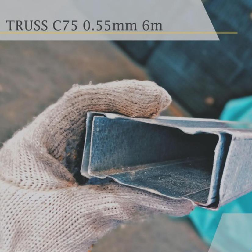 Jual BAJA RINGAN C75 0.50 mm TCT galvalum zincalume SUPRA TRUSS KANAL C ...