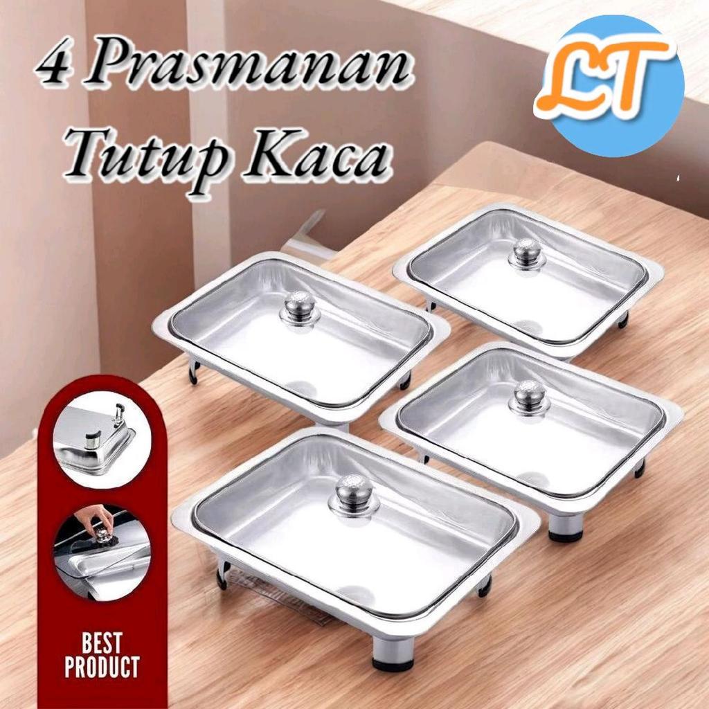 Jual prasmanan set full kaca (5set) / tempat prasmanan full kaca BATAM ...