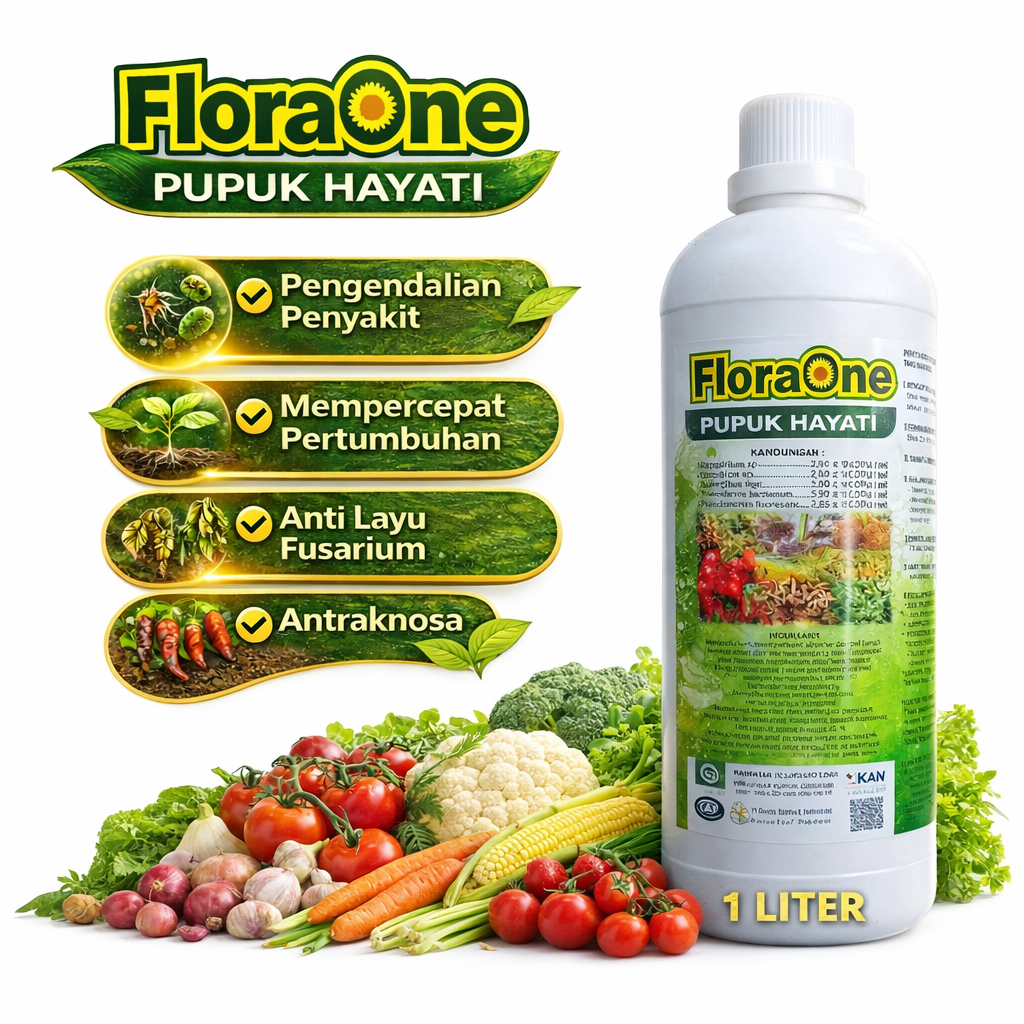 Jual Pupuk Hayati TRICODERMA HARZIANUM Obat Layu Fusarium, FLORA ONE ...