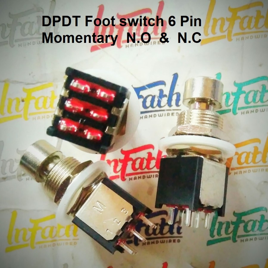 Jual InFath - Foot Switch SPST DPDT 3PDT 4PDT Locking momentary ...