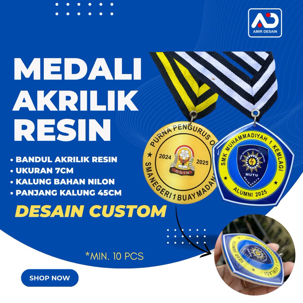 Jual medali akrilik resin | Shopee Indonesia