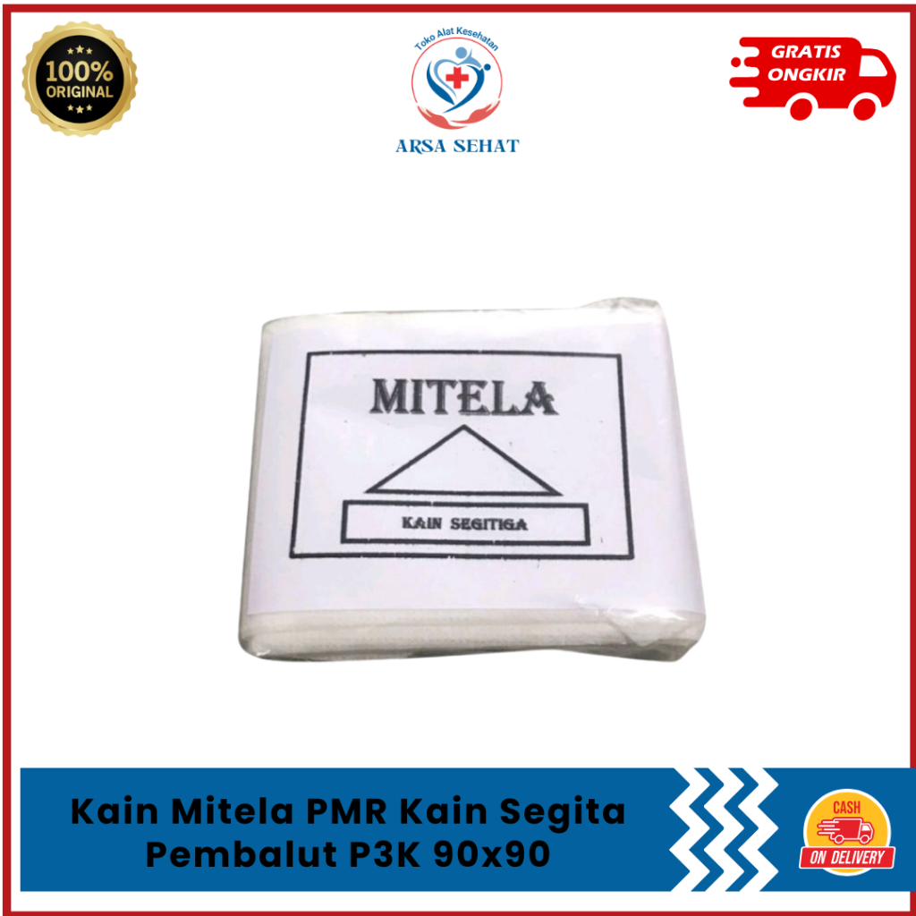Jual Kain Mitela PMR Kain Segita Pembalut P3K 90x90 | Shopee Indonesia