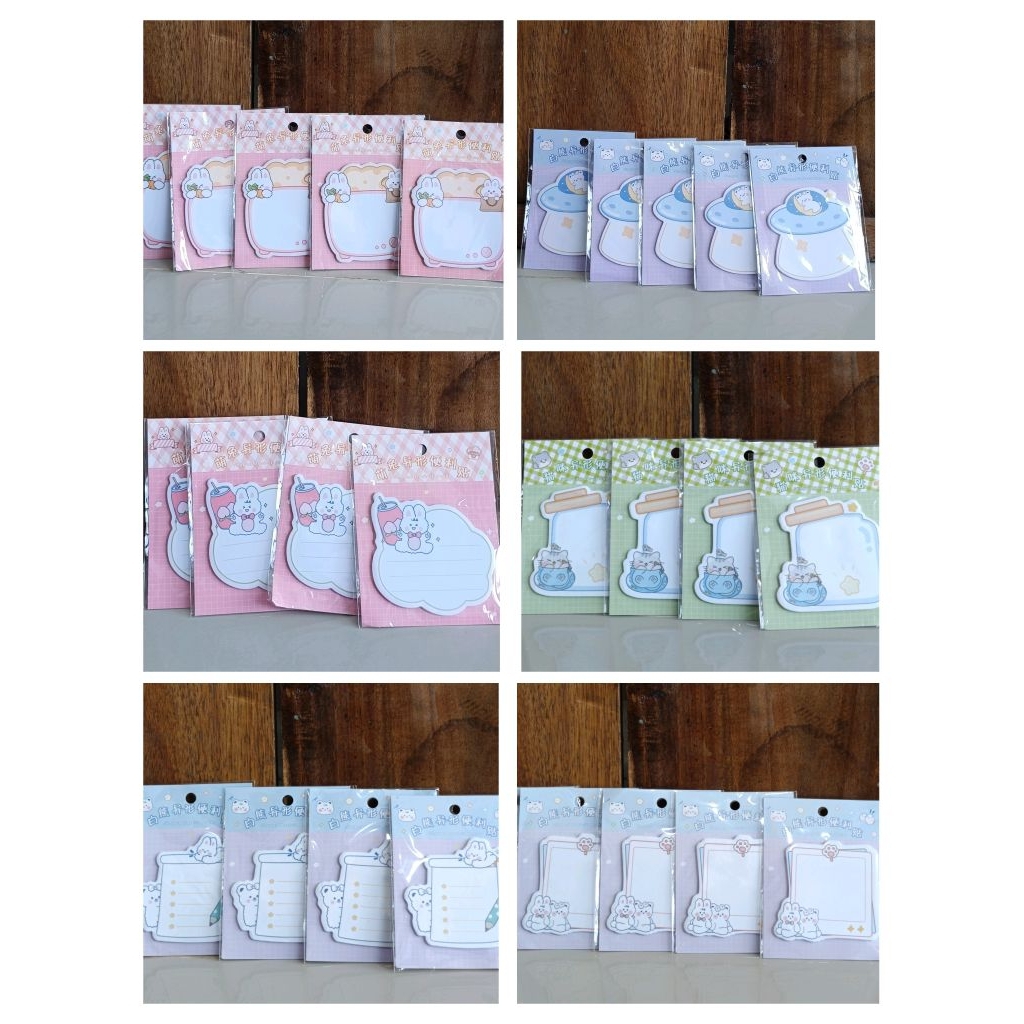 Jual STICKY NOTES LUCU / MEMO PAD / LEMBAR CATATAN LUCU AESTHETIC ...