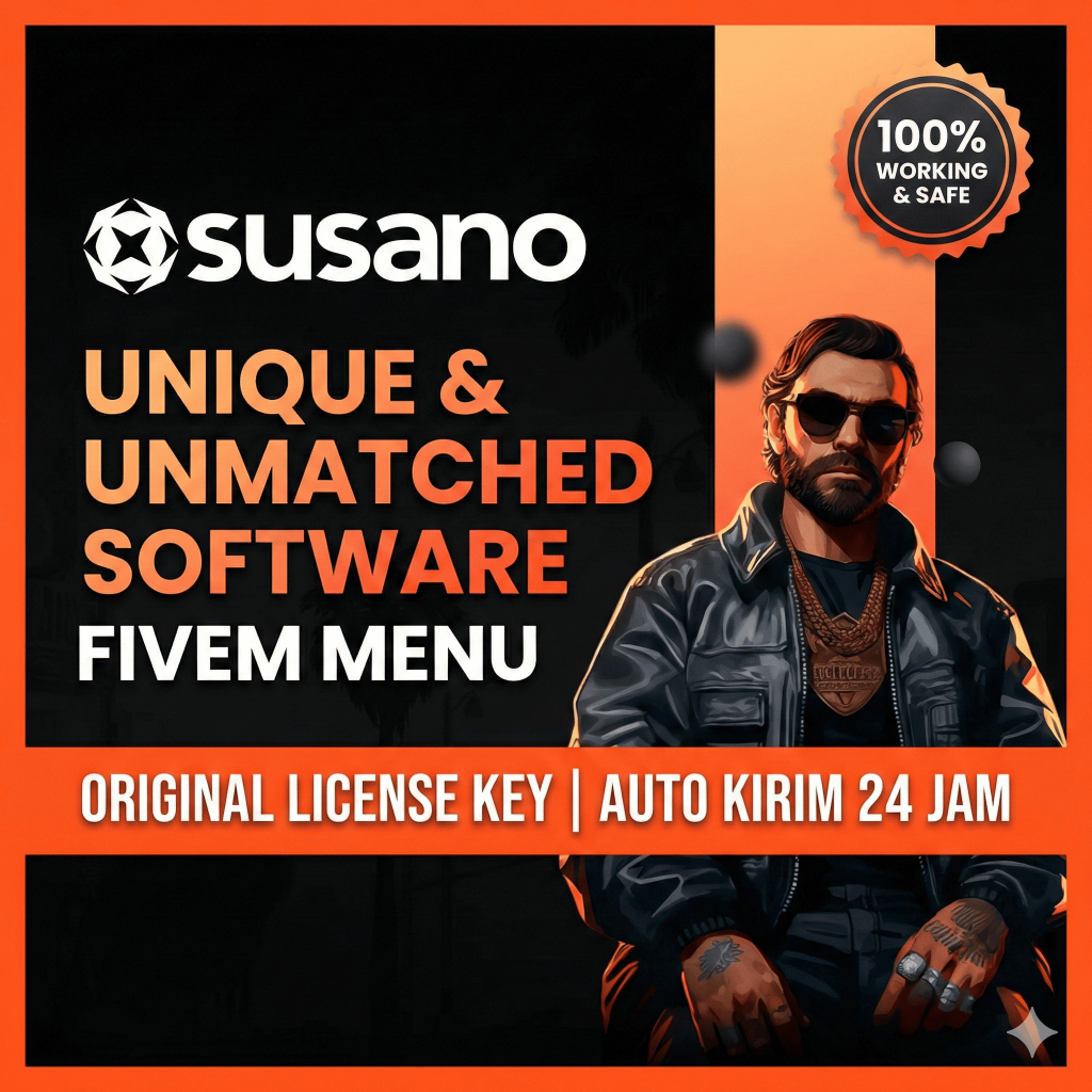 Jual SUSANO FIVEM SOFTWARE - ORIGINAL LICENSE KEY | Shopee Indonesia