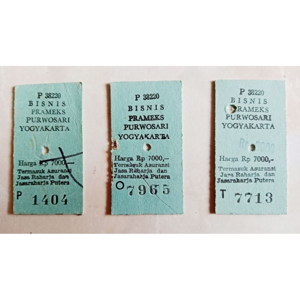Jual Tiket Kereta Api Jadul Lawas | Shopee Indonesia
