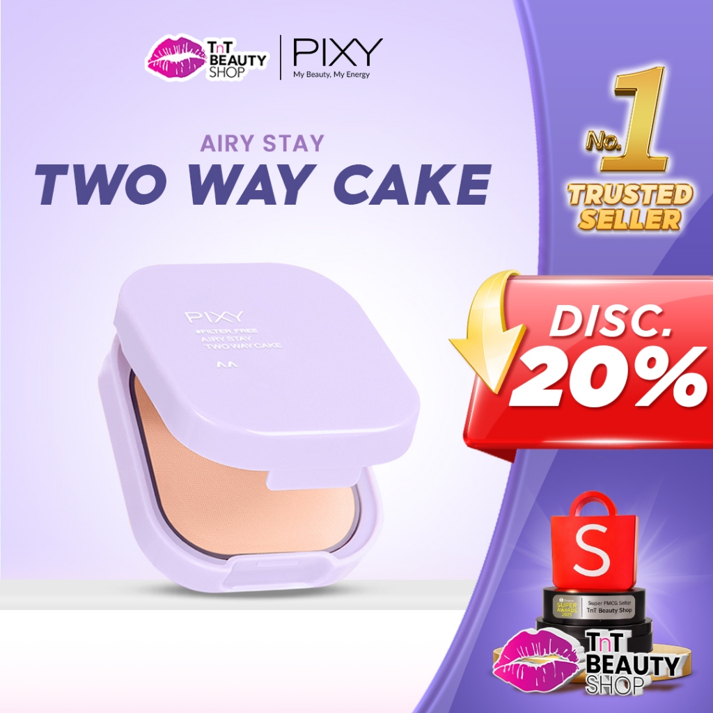 Jual PIXY Filter Free Airy Stay Two Way Cake | TnT Beauty Shop | Shopee ...