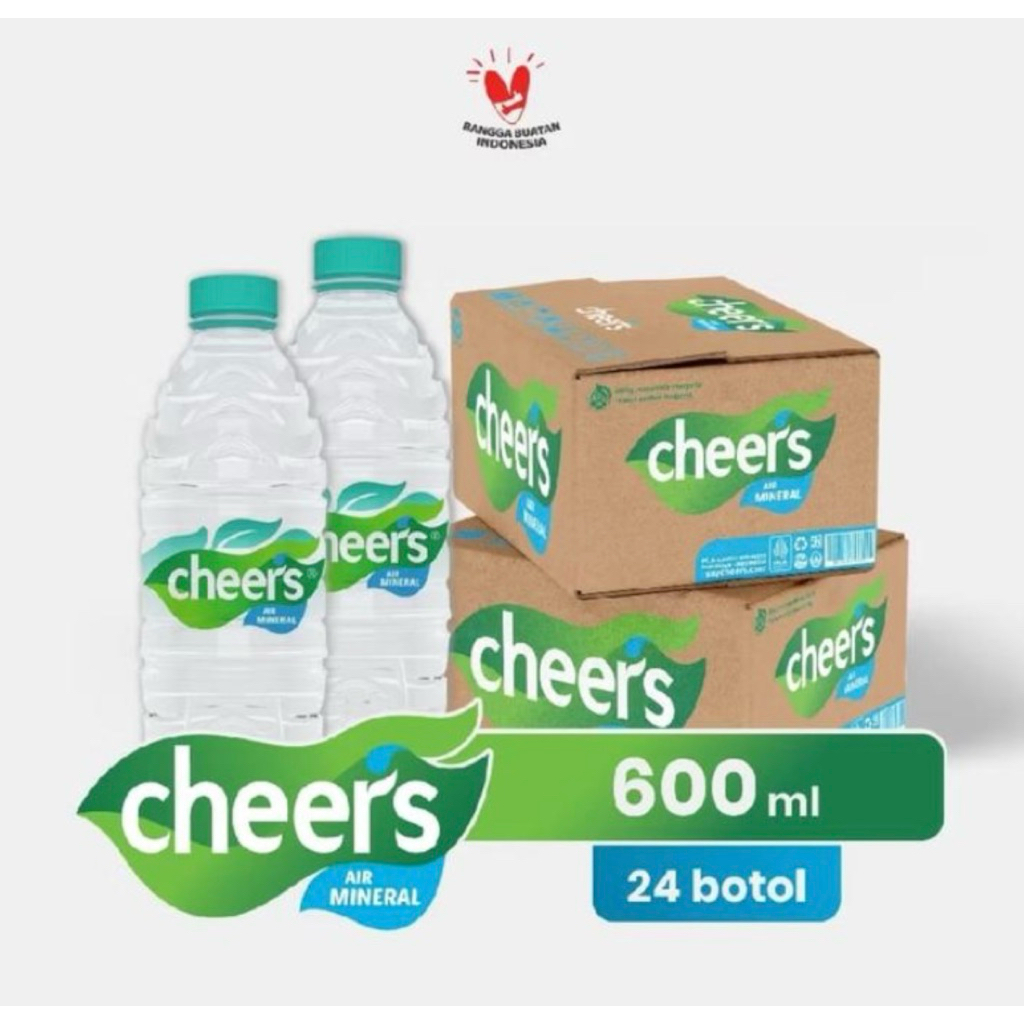 Jual AIR MINERAL BOTOL CHEERS ASLI ORIGINAL NATURAL SPRING WATER UK ...