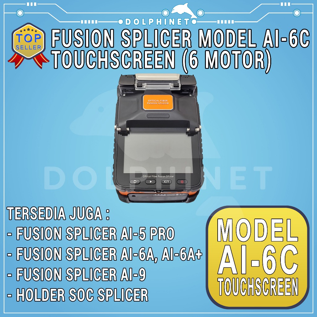 Jual Fusion Splicer Signal Fire AI6C Fiber Optic 6 Motors / AI-6C ...
