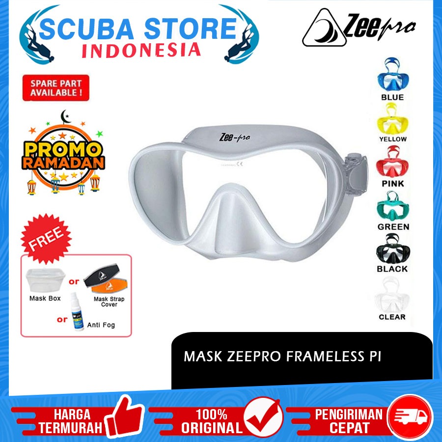 Jual Mask Zeepro Frameless PI Scuba Diving Snorkeling Snorkling ...