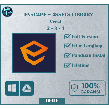 Jual Enscape Full Version V2/V3/V4 Plugin Rendering Arsitektur Real ...