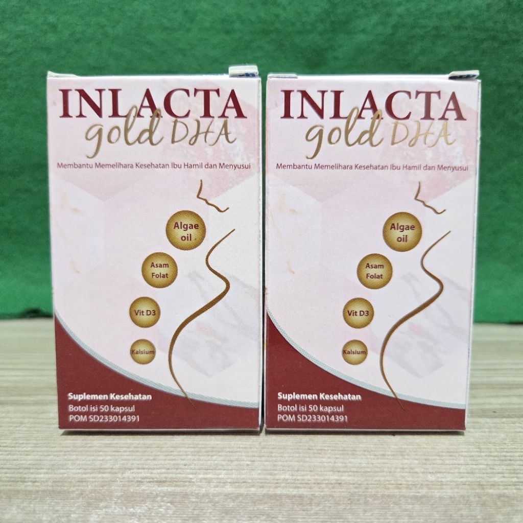 Jual Inlacta Gold DHA 1 botol (isi 50 butir) | Shopee Indonesia