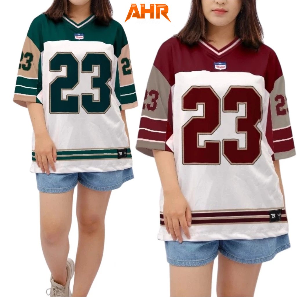 Jual (Bisa COD) Baju Jersey Outfit Streetwear Oversize Boxy Retro ...