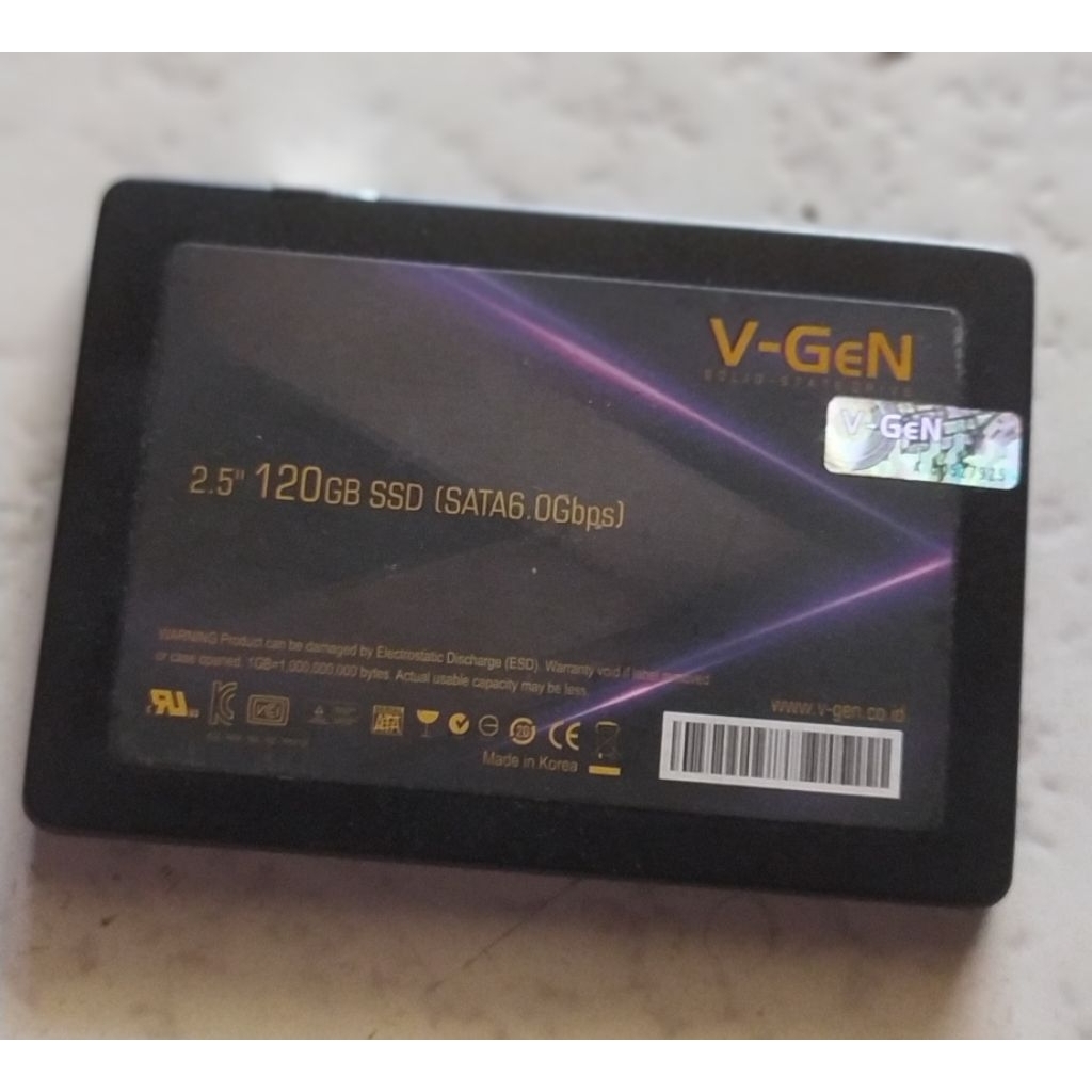 Jual SSD V-Gen 120Gb | Shopee Indonesia
