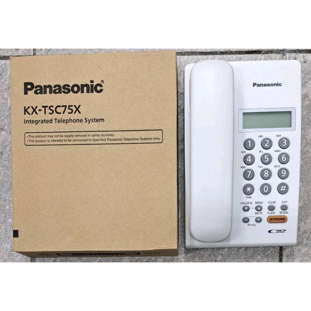 Jual PANASONIC KX - TS75 ORIGINAL /TELEPON RUMAH /KANTOR # GARANSI # ...