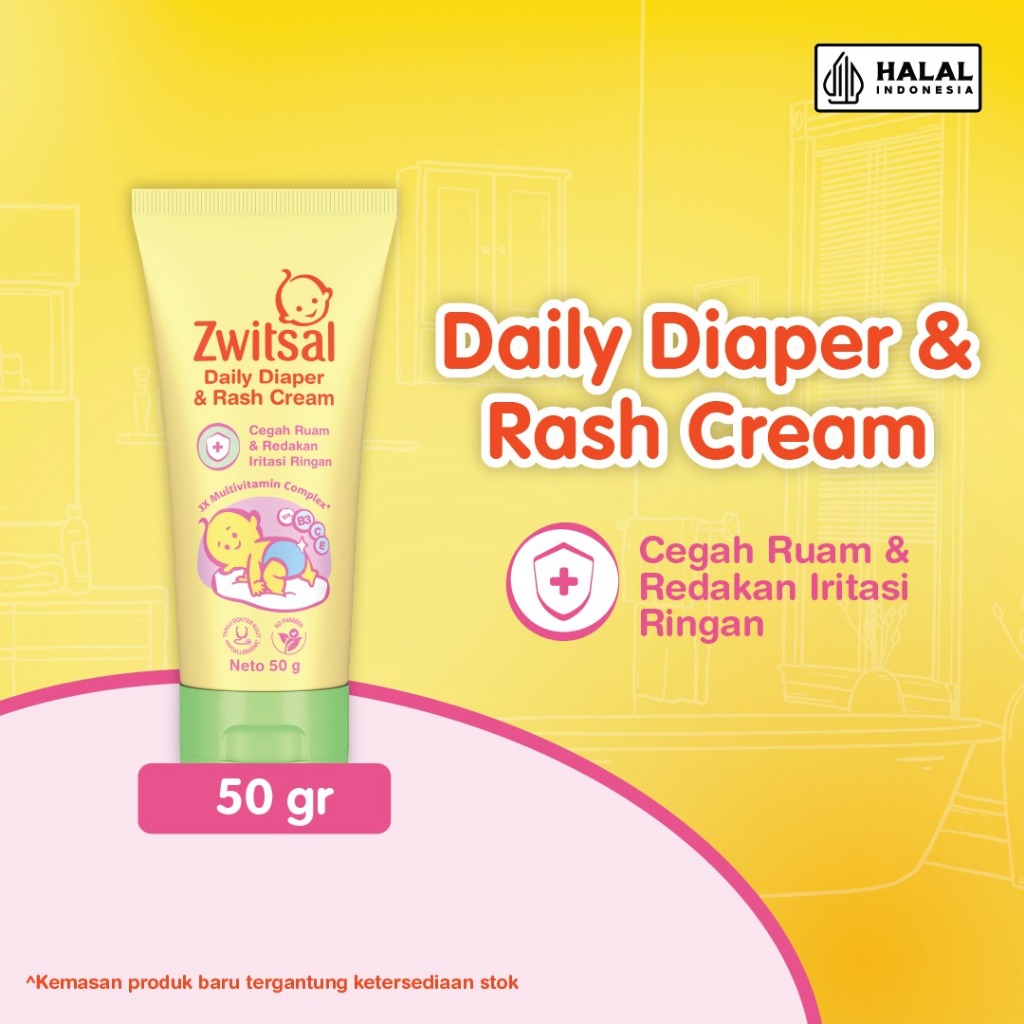 Jual ZWITSAL Daily Diaper and Rash Cream 50 mL | Shopee Indonesia