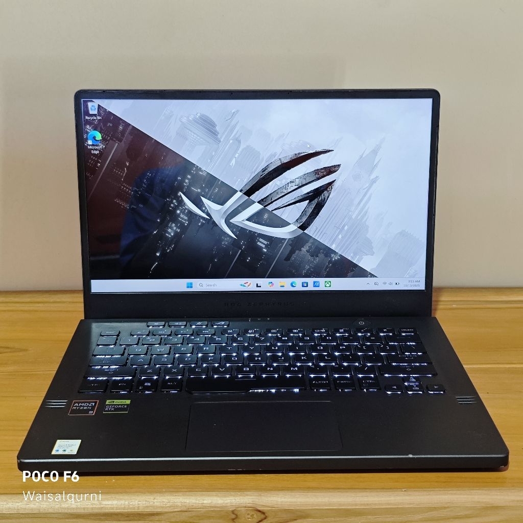 Jual Asus ROG Zephyrus G14 GA401QM RTX 3060 Ryzen 9 5900HS Anime Matrix ...