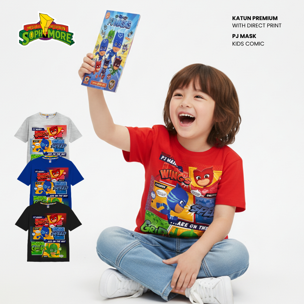 Jual Baju Anak Laki Laki | Kaos Anak | Kaos PJ Kids Comic by Sophomore ...