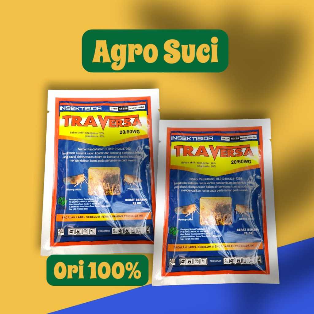 Jual Insektisida TRAVERSA 20/60 WG - 25 GR | Shopee Indonesia