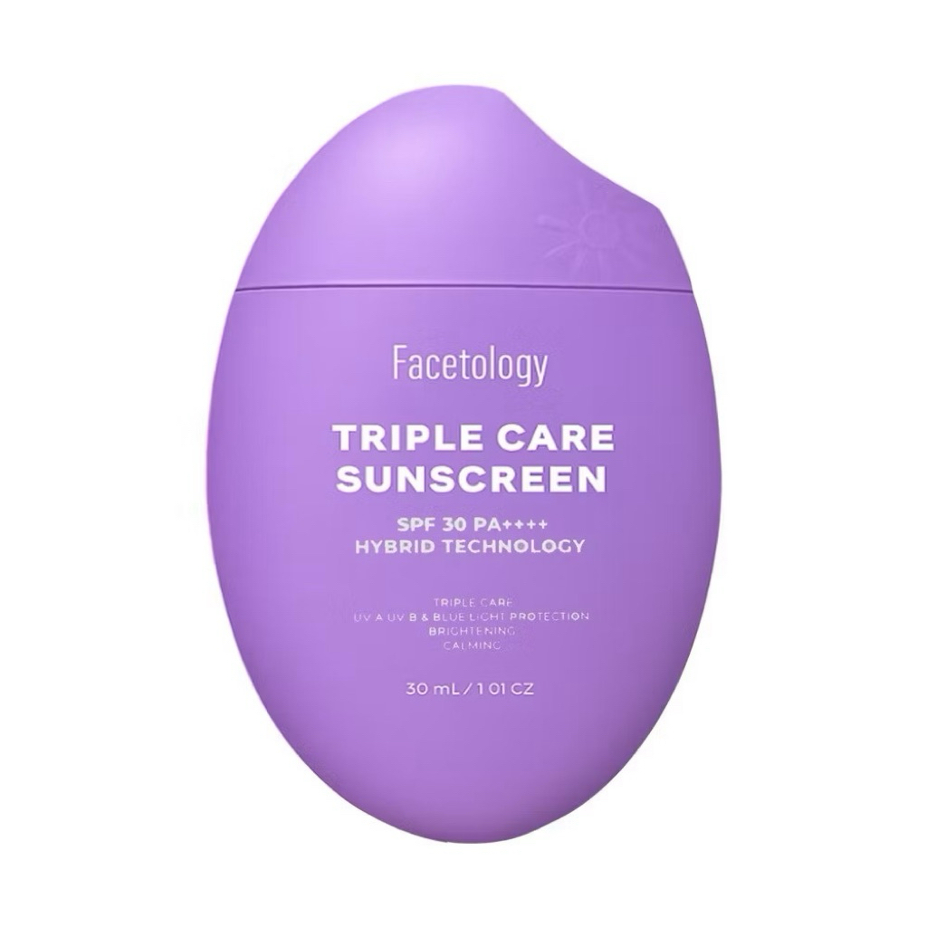 Jual FACETOLOGY TRIPLE CARE SUNSCREEN SPF 30PA++++ 30ml | Shopee Indonesia
