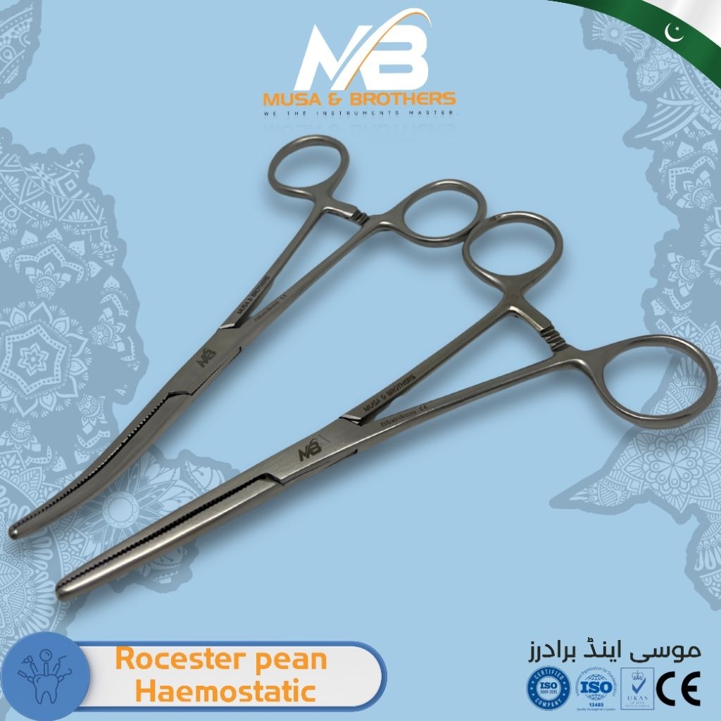 Jual MB Rochester Pean Haemostatic Forceps, Klem artery, Bengkok dan ...