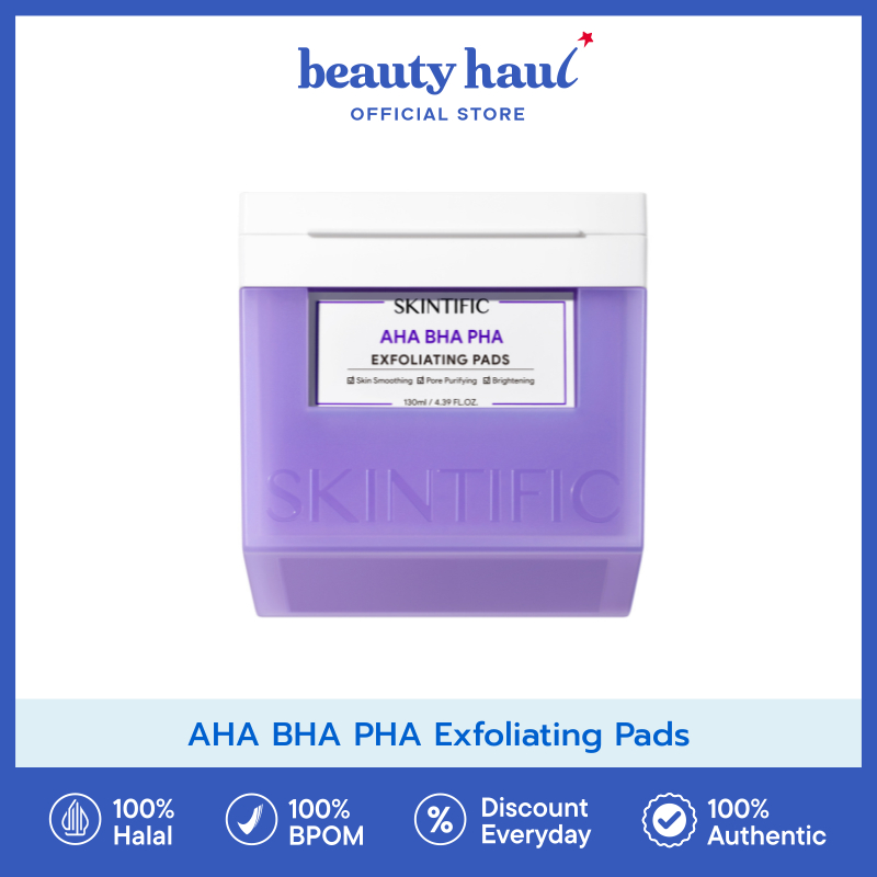 Jual SKINTIFIC AHA BHA PHA Exfoliating Pads - Skintific Exfoliating ...
