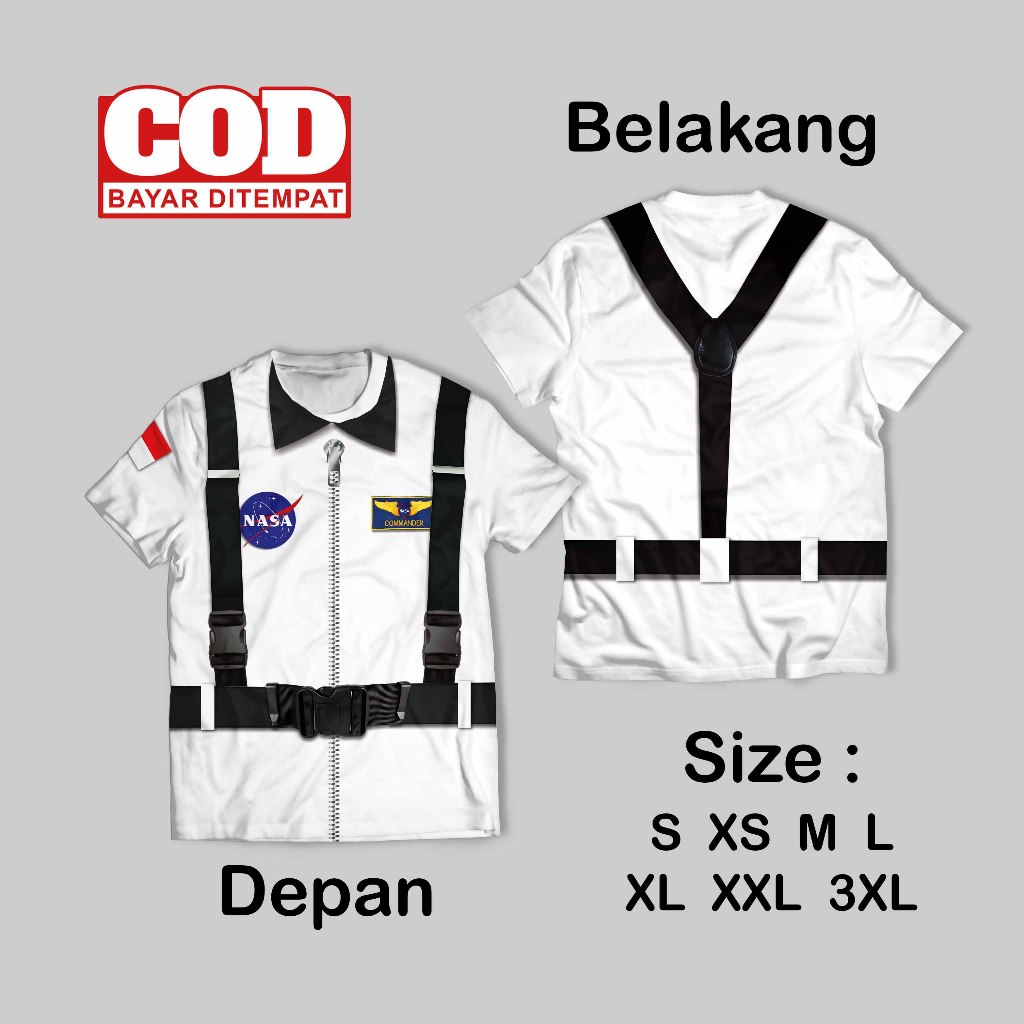 Jual Kaos FullPrint Work Uniform Keren | T Shirt AOP Seragam Kerja ...