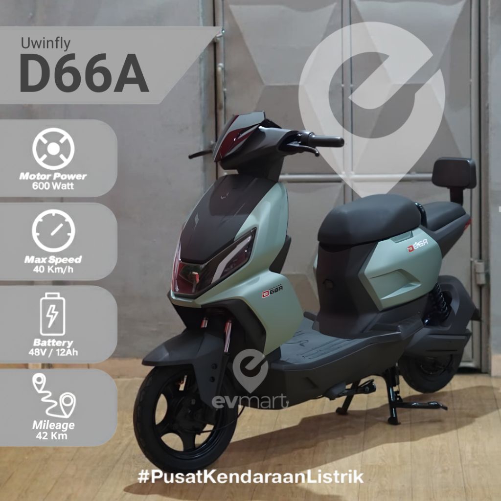 Jual SEPEDA LISTRIK U-WINFLY D66A | Shopee Indonesia