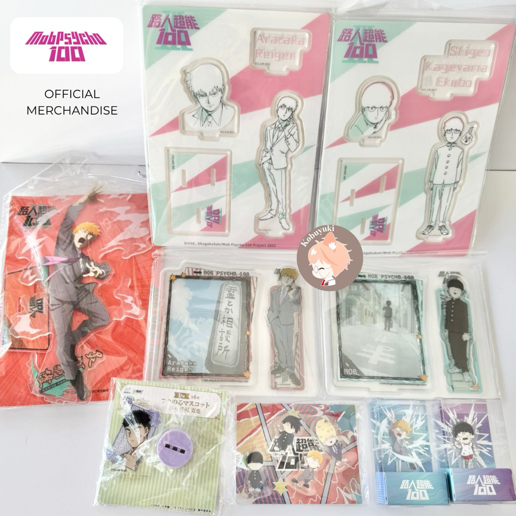 Jual OFFICIAL Mob Psycho 100 Acrylic Standee layer reigen arataka mp100 ...