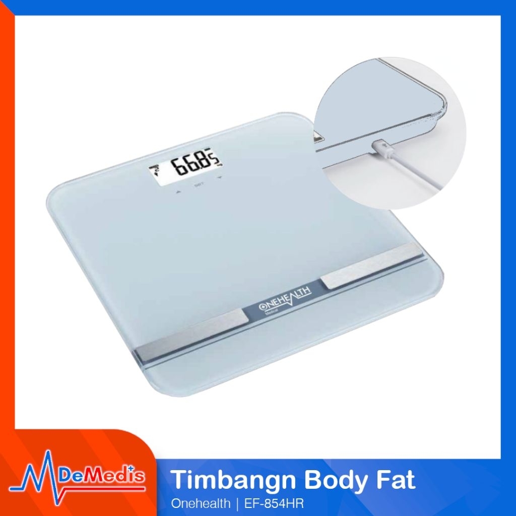 Jual ONEHEALTH EF854HR Timbangan Digital Body Fat & Hydration Monitor ...