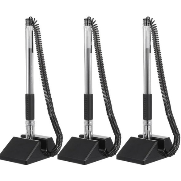Jual PULPEN PEN STAND MEJA KANTOR | BOLPOIN BERDIRI DENGAN TALI LENGKAP ...