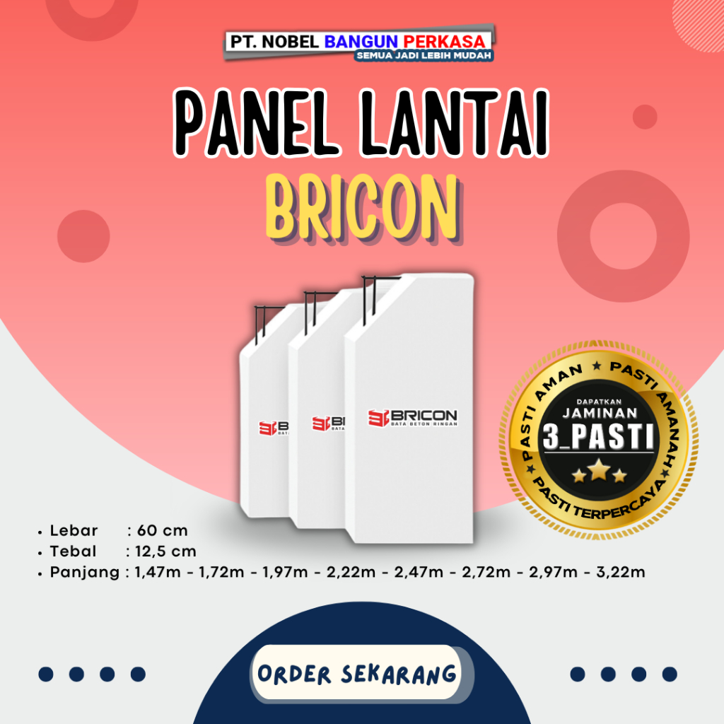 Jual Panel Lantai Bricon | Pengganti Cor Dak Konvensional - Solusi Dak ...