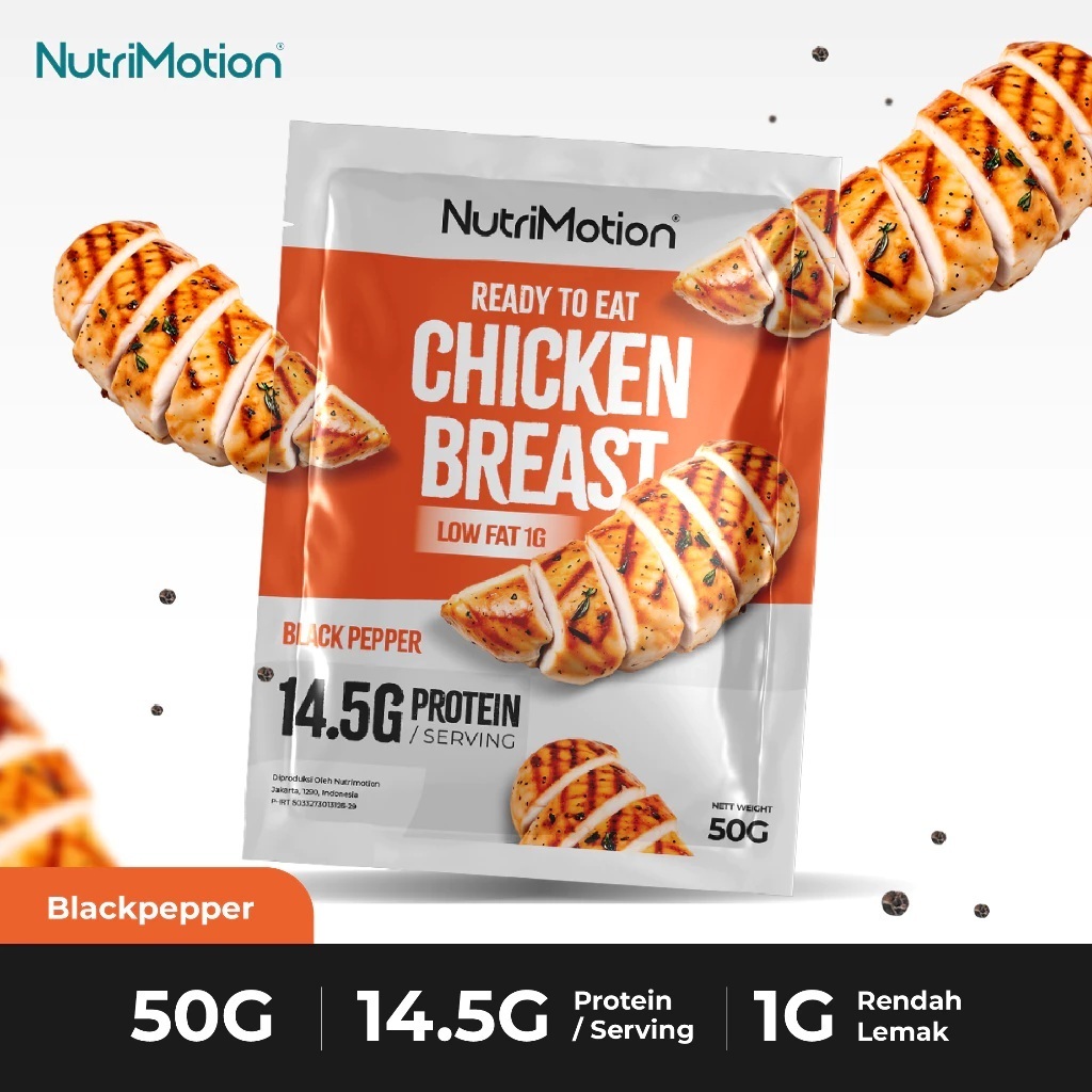 Jual NutriMotion Ready To Eat Chicken Breast 20 Pcs - Dada Ayam Fillet ...