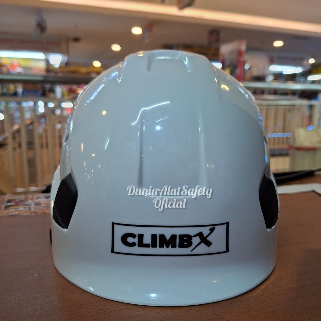 Jual Helm Safety merk Climb X Tali Dagu 4 Poimt / Helm Climbing Panjat ...