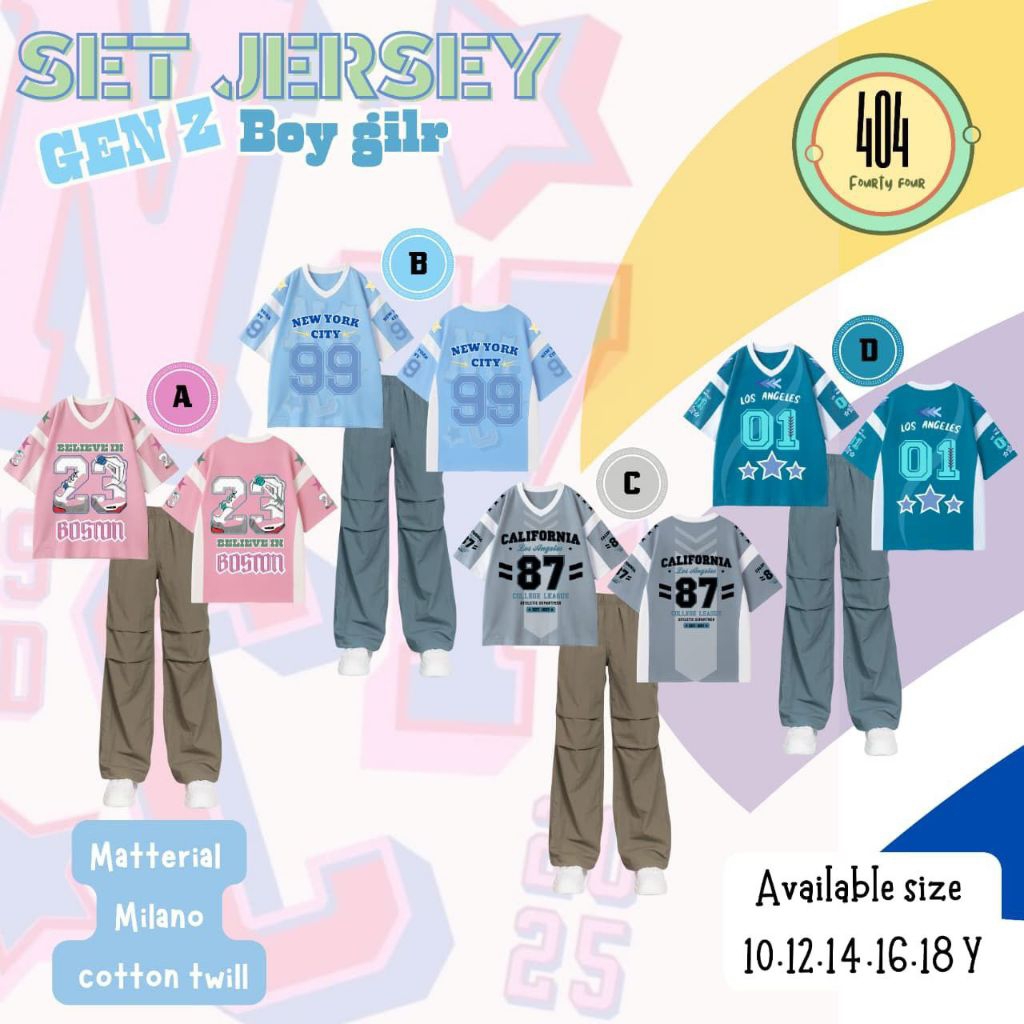 Jual PO ‼️ Pre Order l SET JERSEY GEN Z BOY GIRL by FOURTY FOUR ...