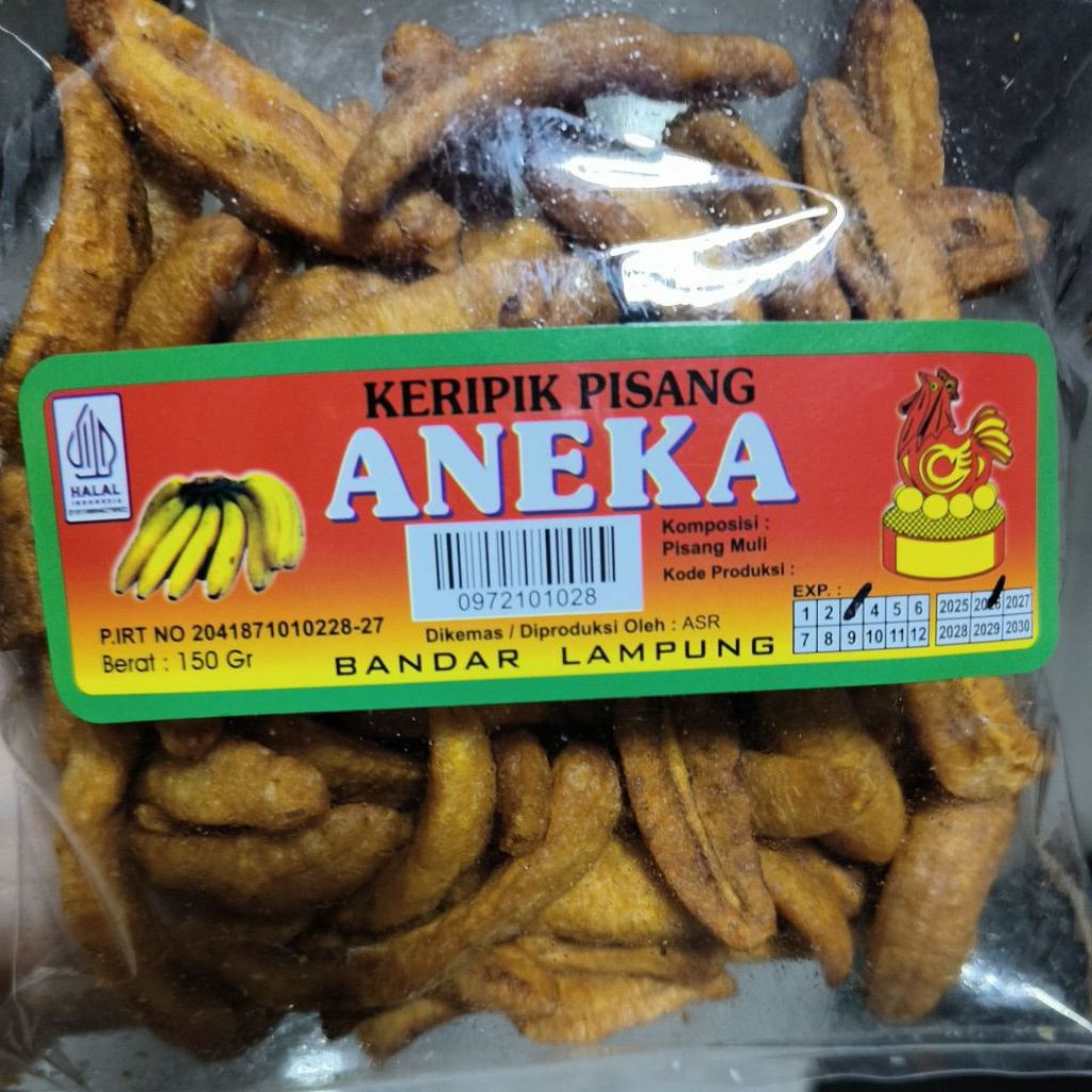 Jual keripik pisang MULI manis khas lampung renyah enak 150gr STIK STIK ...