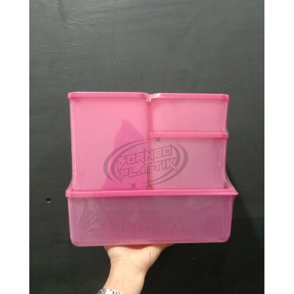 Jual Calista Food Container Set Aurora Isi 4 / Wadah Makanan Set Kedap ...